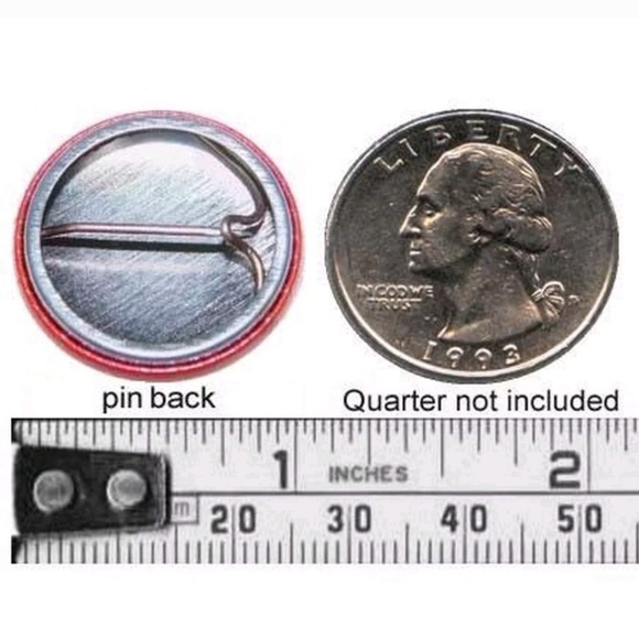 Accessories | Mid Vintage Wallpaper Buttons Badge Pins Set Of 8 | Poshmark